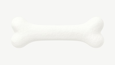 3D bone, collage element psd | Premium PSD - rawpixel