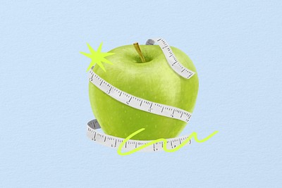 Weight loss aesthetic illustration background | Premium Photo ...
