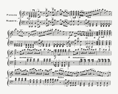 Music note collage element psd. | Premium PSD - rawpixel