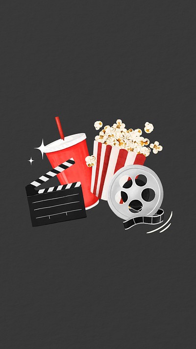 Movie theater black iPhone wallpaper | Free Photo Illustration - rawpixel