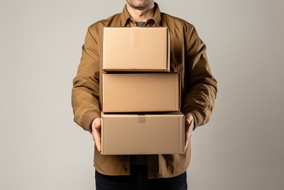 Cardboard box holding carton. AI | Premium Photo - rawpixel