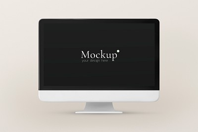 Computer screen mockup, 3D rendering | Premium PSD Mockup - rawpixel
