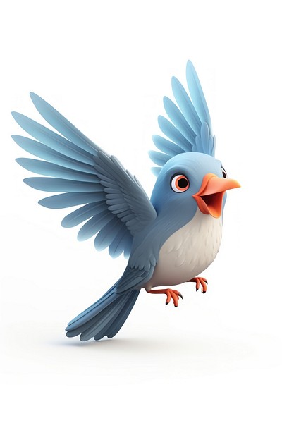Bird wildlife cartoon animal. | Free Photo Illustration - rawpixel