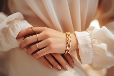 Bracelet jewelry hand finger. AI | Free Photo - rawpixel