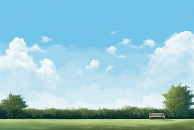 Sky landscape outdoors nature, digital | Premium Photo Illustration ...