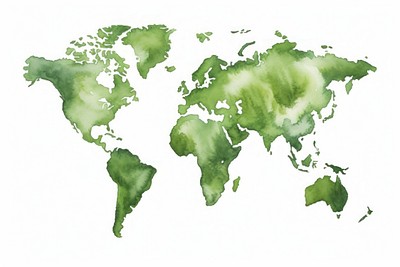 Green map backgrounds world. AI | Free Photo - rawpixel