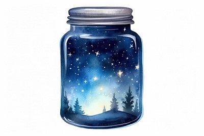 PNG Jar constellation illuminated transparent | Premium PNG - rawpixel
