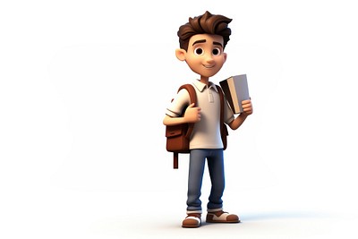 PNG Publication reading student cartoon | Premium PNG - rawpixel