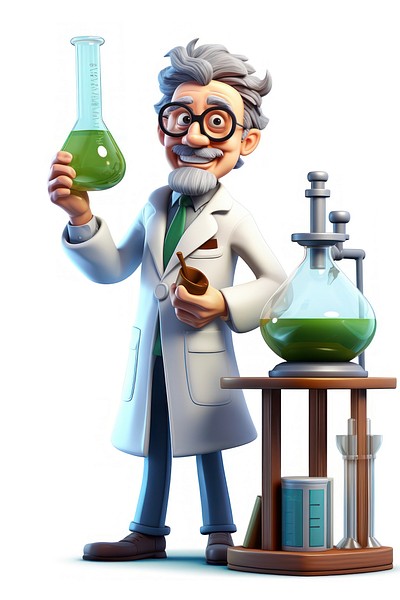 PNG Scientist cartoon biotechnology biochemistry. | Premium PNG - rawpixel