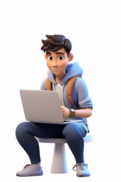 PNG Computer sitting laptop adult | Premium PNG - rawpixel