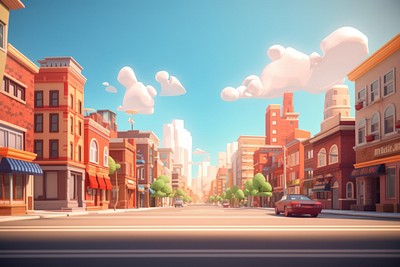 Building city car architecture. AI | Free Photo Illustration - rawpixel