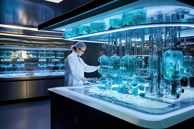 Laboratory scientist adult biochemistry. AI | Premium Photo - rawpixel