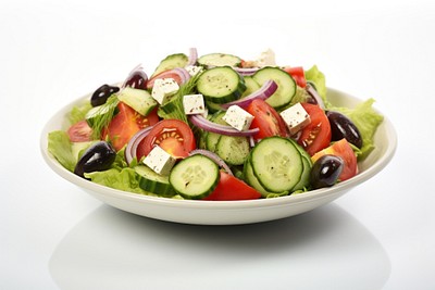 Salad plate food meal. AI | Free Photo - rawpixel