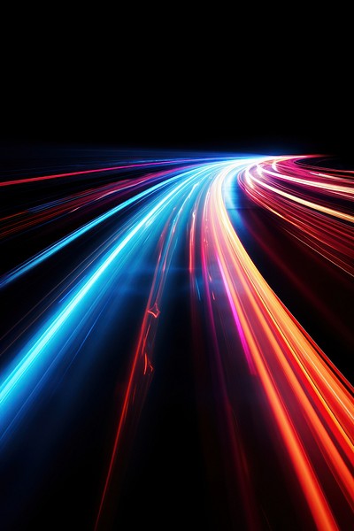 PNG abstract neon road effect, | Premium PNG - rawpixel
