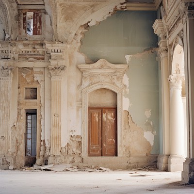 Architecture building deterioration destruction. AI | Premium Photo ...