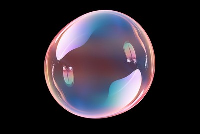 PNG isolated single bubble effect, | Free PNG - rawpixel