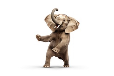 Elephant dancing wildlife mammal animal. | Free Photo - rawpixel