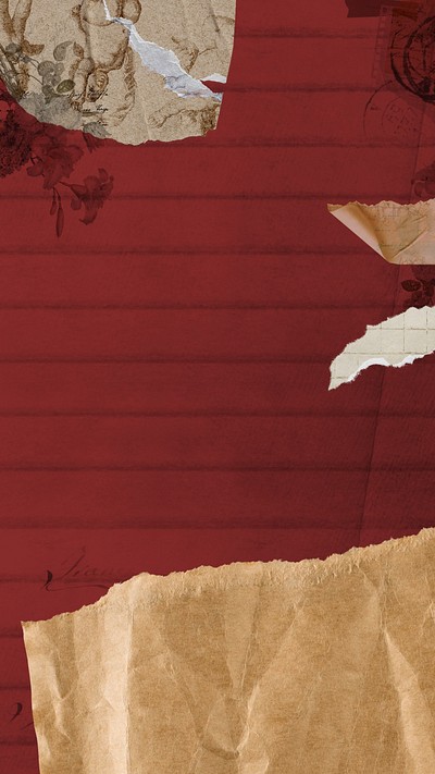 Red lined paper mobile wallpaper, | Premium Photo - rawpixel
