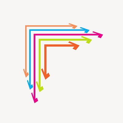 Arrow png clipart illustration, transparent | Free PNG - rawpixel