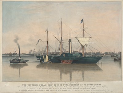 The Victoria Steam Ship at Hull | Free Photo - rawpixel