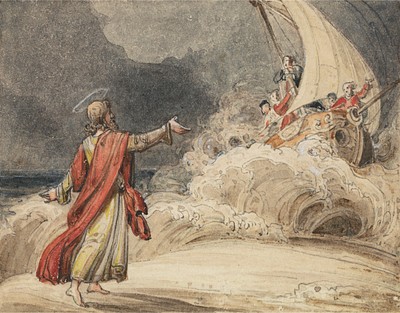 Christ Stilling Tempest, attributed John | Free Photo - rawpixel