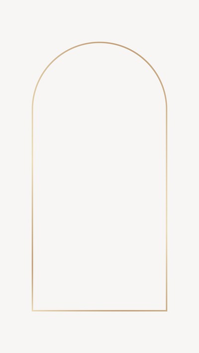 Gold arch border frame vector | Premium Vector - rawpixel