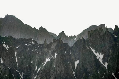 PNG Rock mountains border, transparent | Premium PNG - rawpixel