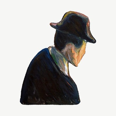 Edvard Munch's Despair (1892) impressionism | Free Photo Illustration ...