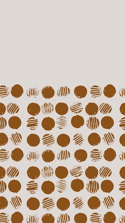 Brown iPhone wallpaper, block print | Premium Photo - rawpixel