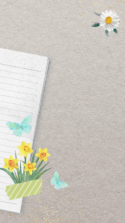 Aesthetic Spring journal iPhone wallpaper, | Premium Photo - rawpixel