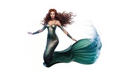 Mermaid dancing cartoon adult. | Premium Photo - rawpixel