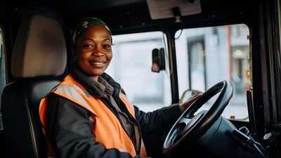 Photo diverse women bus driver. | Premium Photo - rawpixel