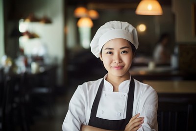 Female asian chef restaurant portrait | Free Photo - rawpixel