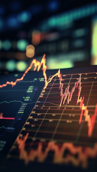 Chart technology trading backgrounds. | Premium Photo - rawpixel