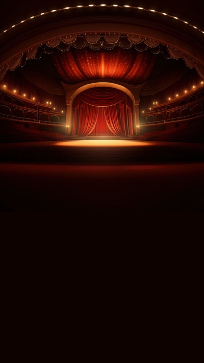3d illustration theater stage style | Free Photo Illustration - rawpixel