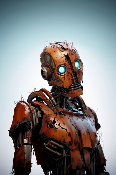 Robot armour person human. AI | Premium Photo Illustration - rawpixel