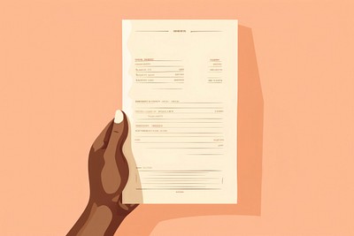 Hand holding menu document text | Free Photo Illustration - rawpixel