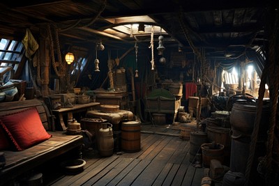 Pirates ship architecture building house. | Premium Photo - rawpixel