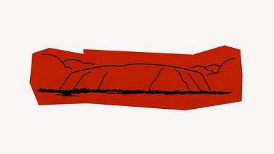 Uluru rocks, famous Australian location, | Free Photo Illustration ...