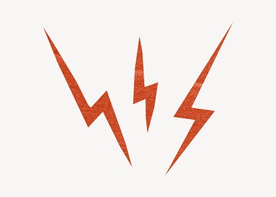 PNG Lightning bolts, paper craft | Premium PNG - rawpixel