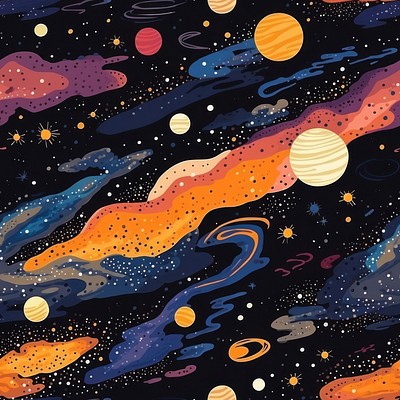 Galaxy pattern astronomy universe design | Premium Photo Illustration ...