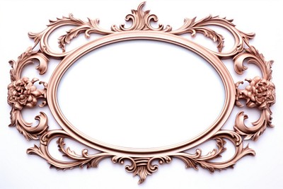 Oval Rococo jewelry locket frame. | Premium Photo - rawpixel