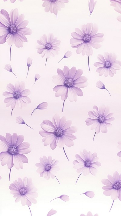 Violet flower pattern backgrounds wallpaper. | Premium Photo ...