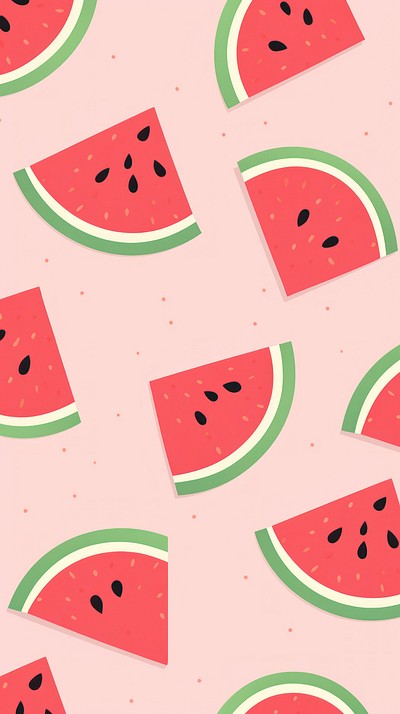 Watermelon watermelon backgrounds pattern. | Free Photo Illustration ...