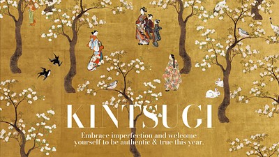 Japanese kintsugi blog banner template | Free Photo - rawpixel