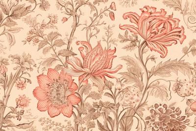 Flower wallpaper pattern plant. | Premium Photo Illustration - rawpixel