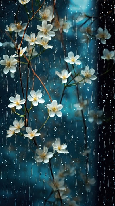 Jasmine rain outdoors blossom. | Premium Photo - rawpixel