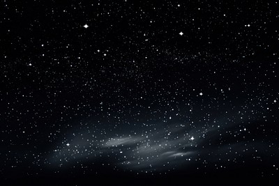 black and white starry night | Premium Photo - rawpixel