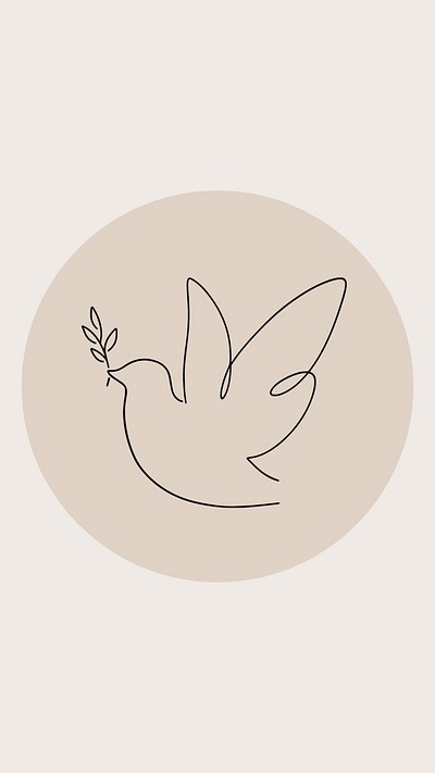 Peace brown Instagram story highlight | Free Photo Illustration - rawpixel