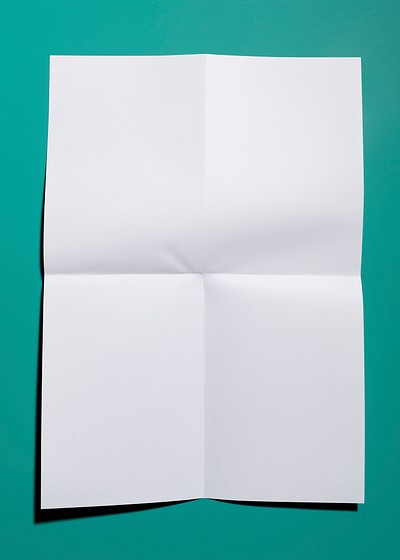 Folded paper png, stationery sticker, | Premium PNG Sticker - rawpixel